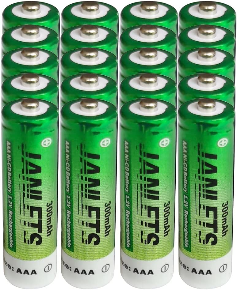 Amazon.com: Tenbery Rechargeable Batteries AAA 300mAh 1.2v,16 Pack Ni ...