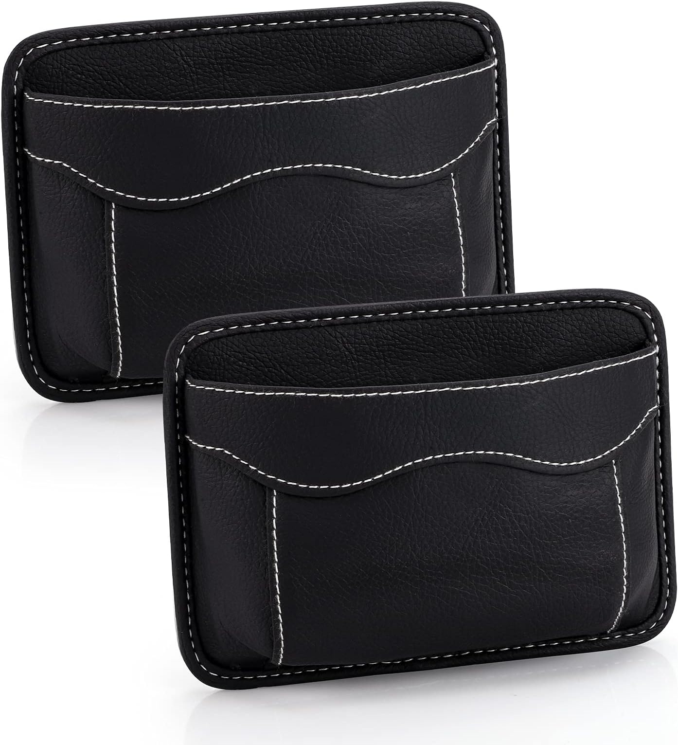 Accmor 2pcs Universal Car Side Pocket Organizer, PU Leather Car Pocket ...