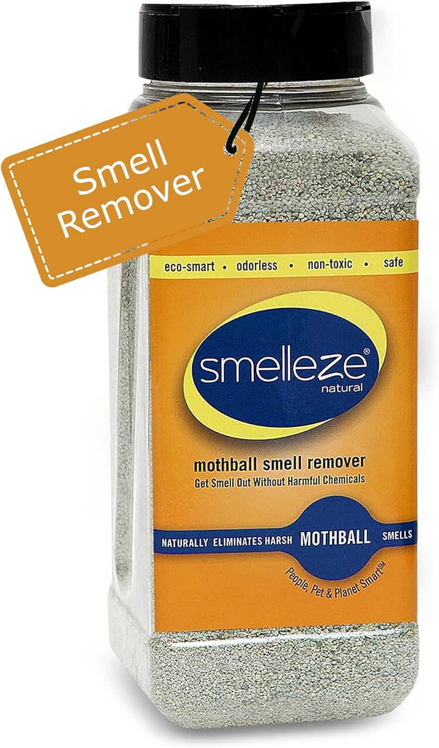 Amazon.com: SMELLEZE Natural Mothball Smell Remover Deodorizer: 2 lb ...