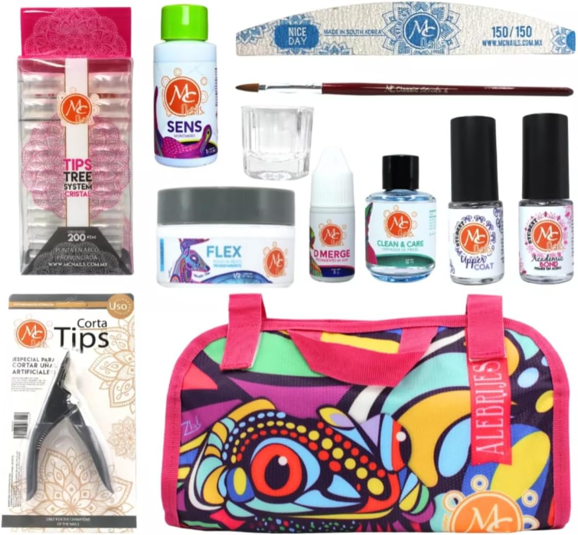 MC Nails Maria Cibeles Kit School de 12pz para Principiantes de ...