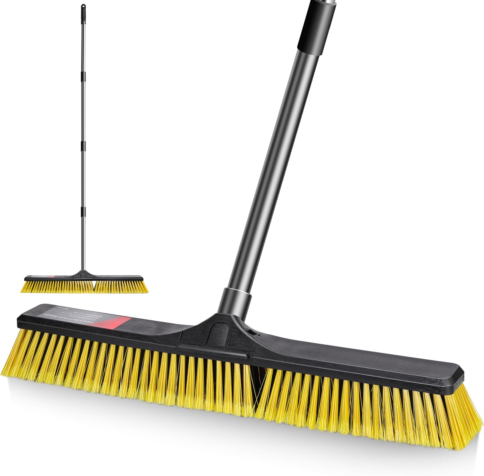 Sweeping Broom Soft Or Hard Bristle With Handle Perfect For The Garden ...