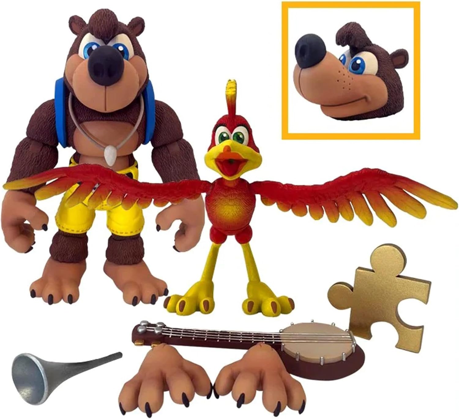 Premium DNA - Banjo-Kazooie - 7.5In Action Figure 2 Pack : Amazon.com ...