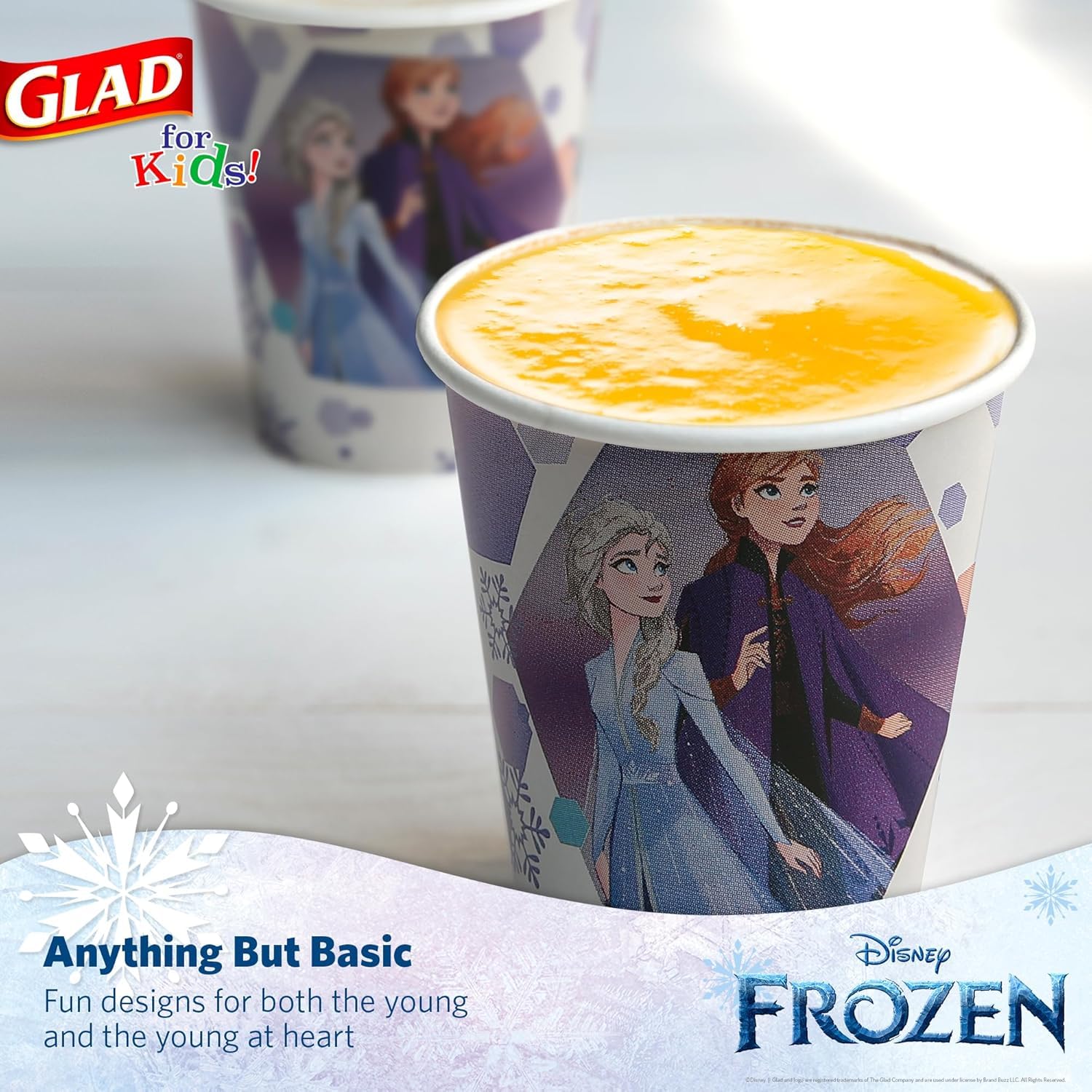 Snapklik.com : Glad For Kids Disney Frozen Paper Cups - Anna And Elsa ...