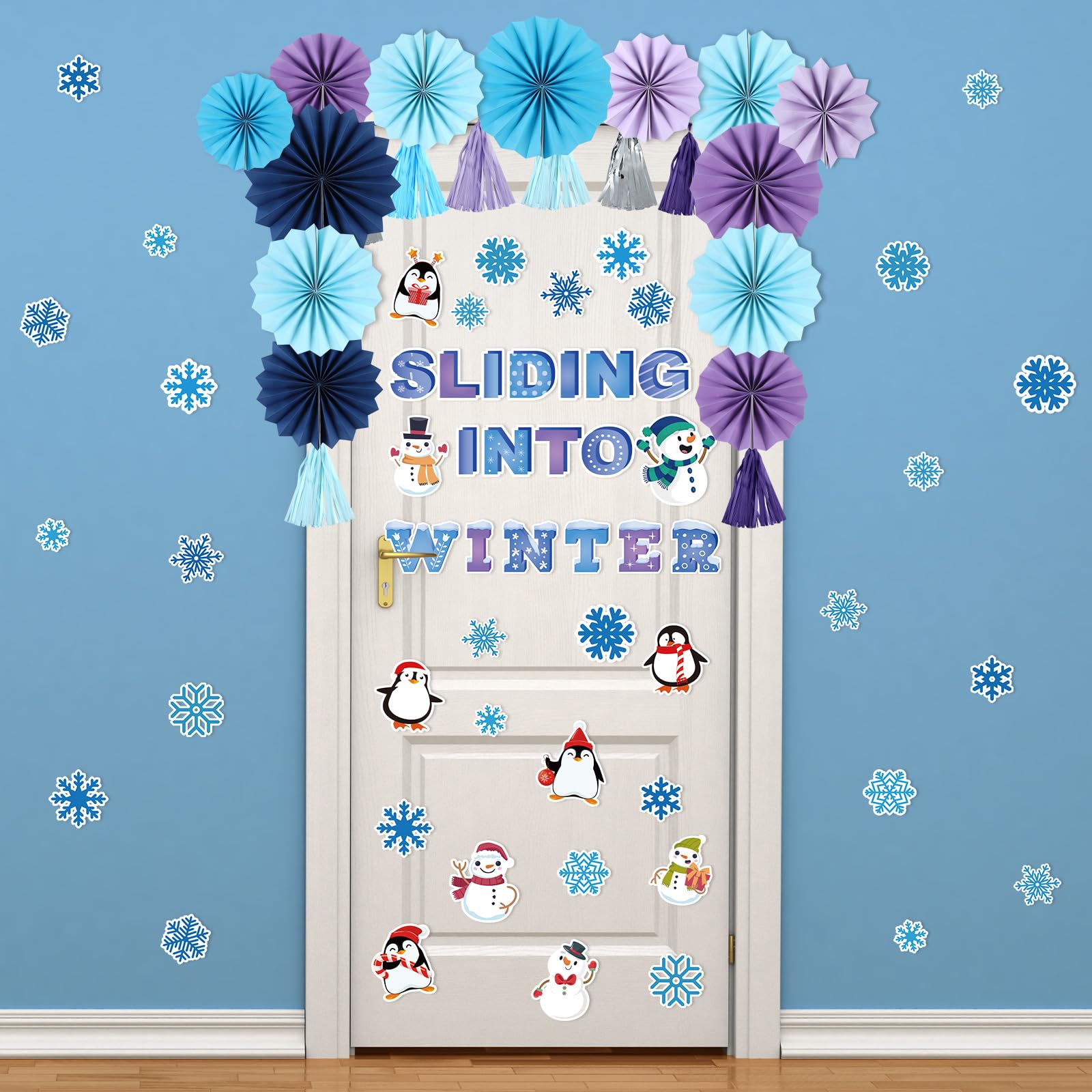 Snow Classroom Door Decorations Winter Wonderland Door Decorating