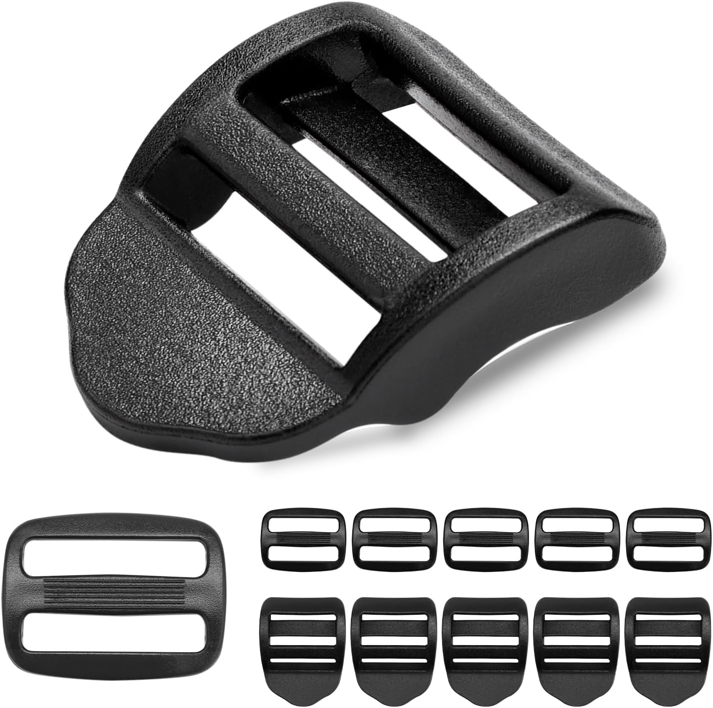 Amazon.com: CooBigo 6 Pcs Ladder Slider Buckles+6 Pcs Tri glide Slider ...