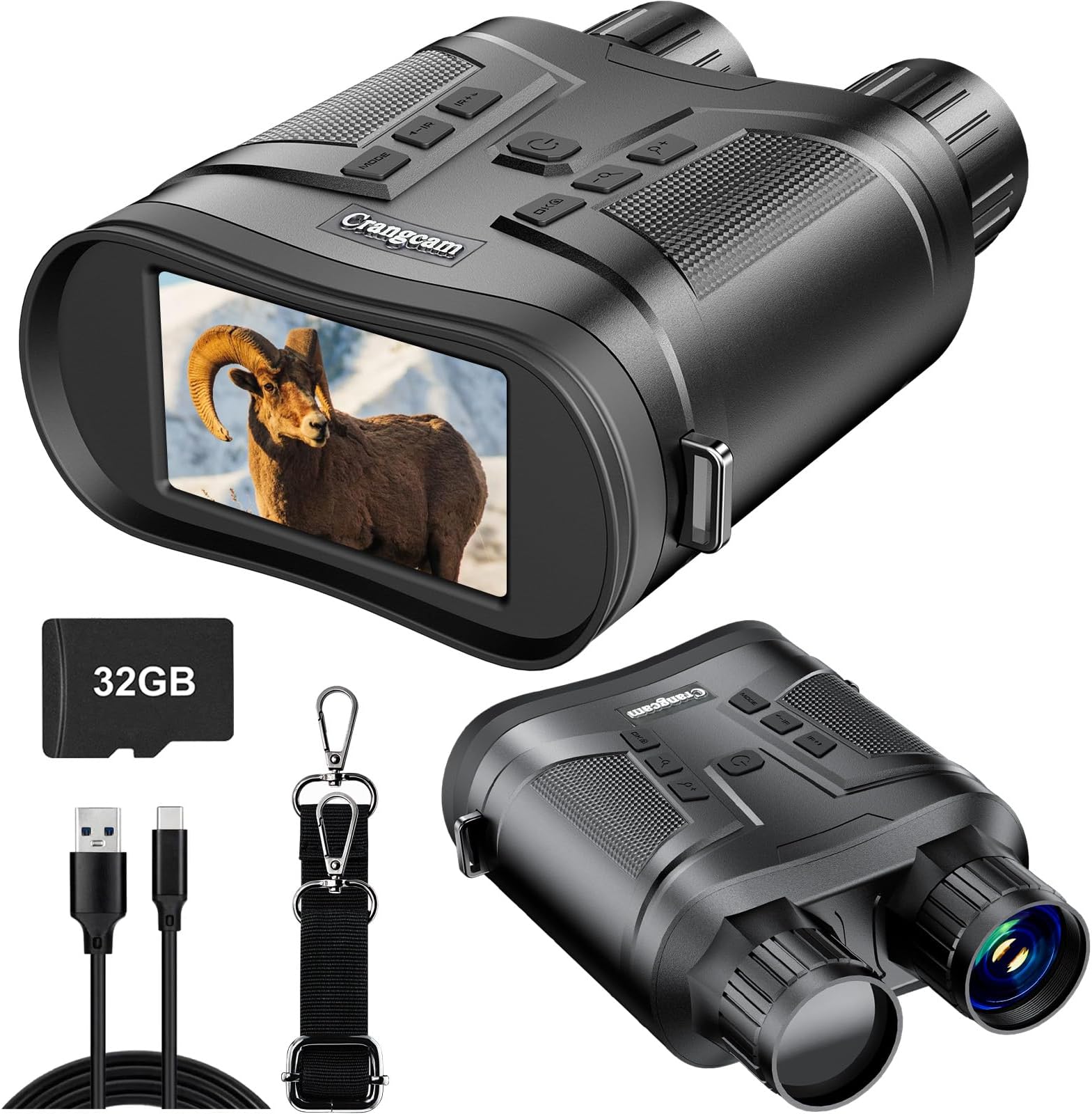 Amazon.com : Night Vision Goggles True 4K Rechargeable Night Vision ...