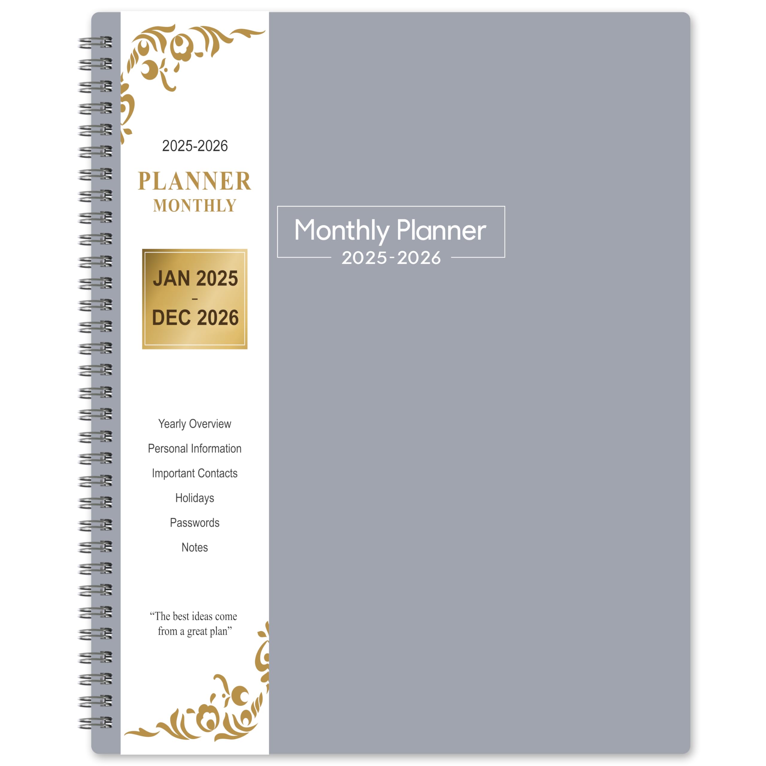 Snapklik.com : 2025-2026 Monthly Planner - Monthly Planner From January ...