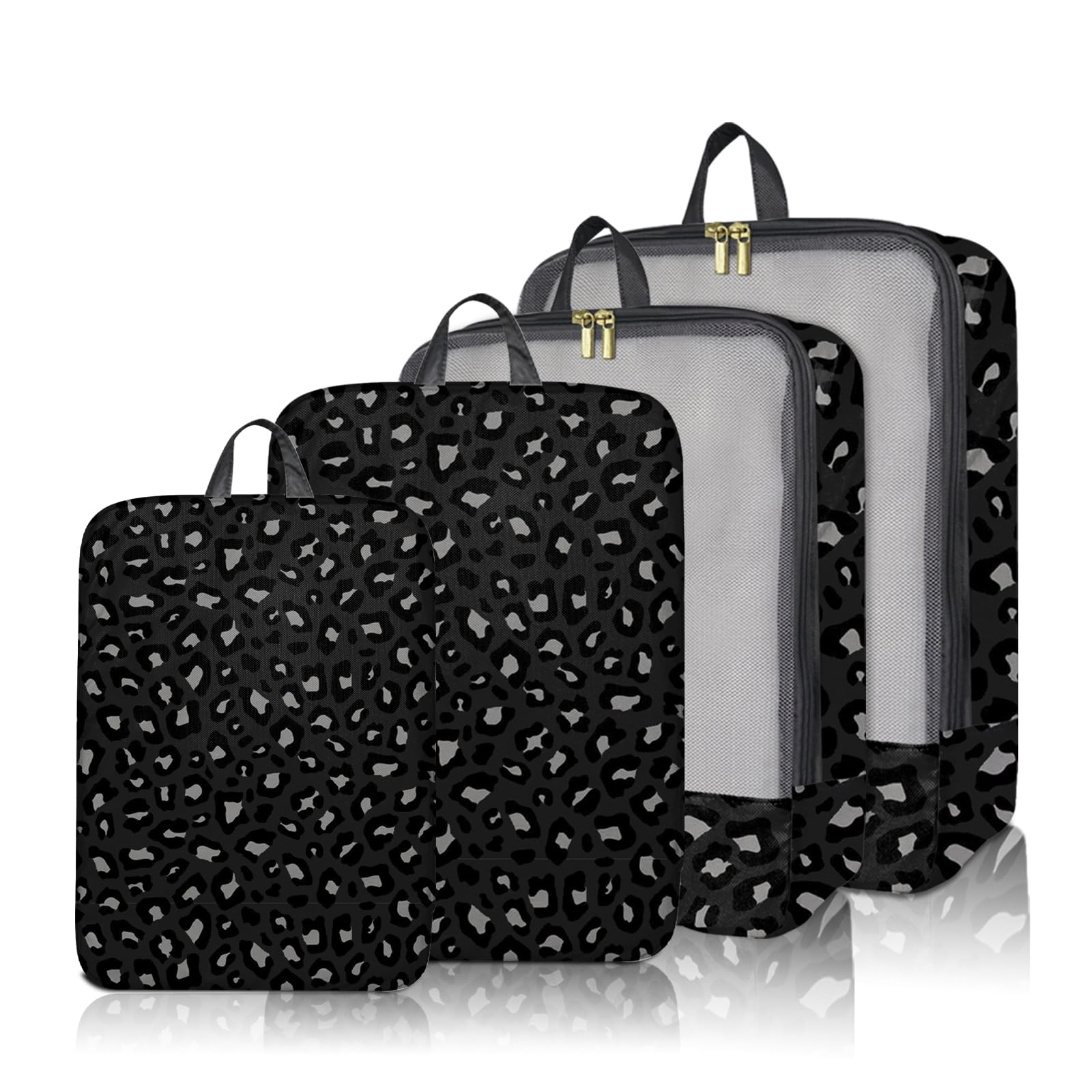 Amazon.com: BHAHB 4 Set Packing Cubes Travel Luggage Organizers for ...