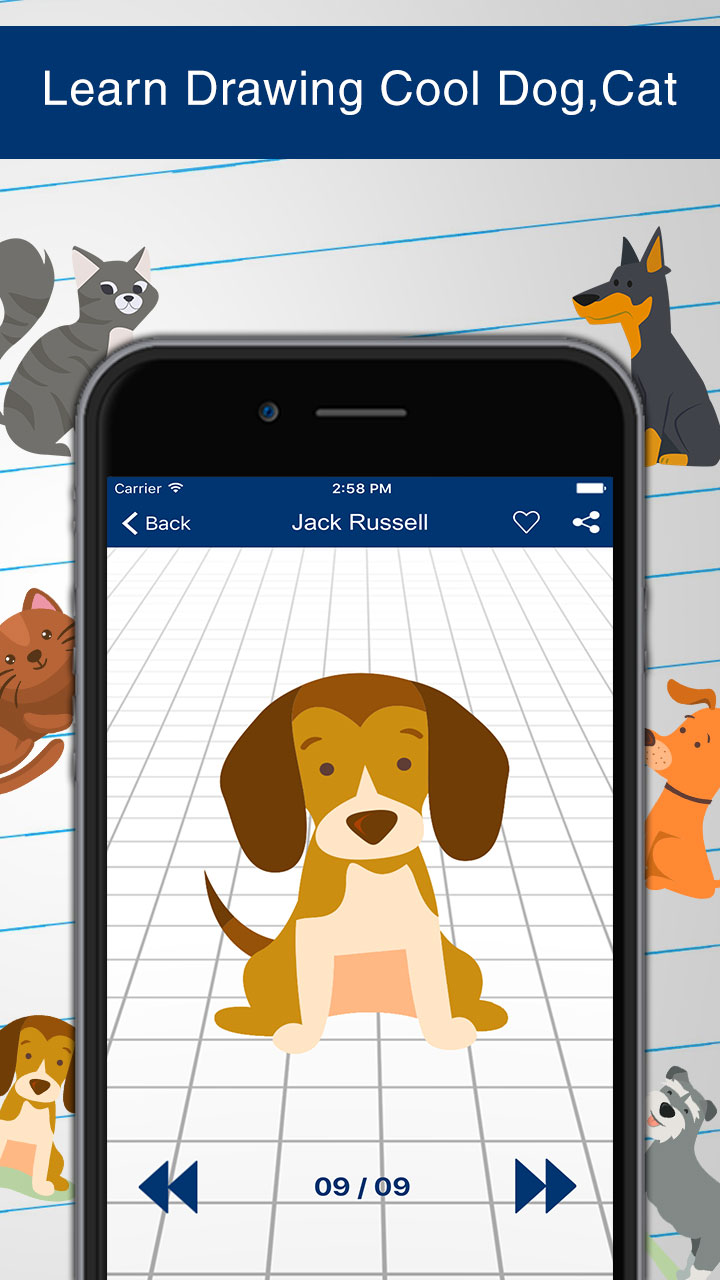 How to Draw Dogs and Cats - App on Amazon Appstore