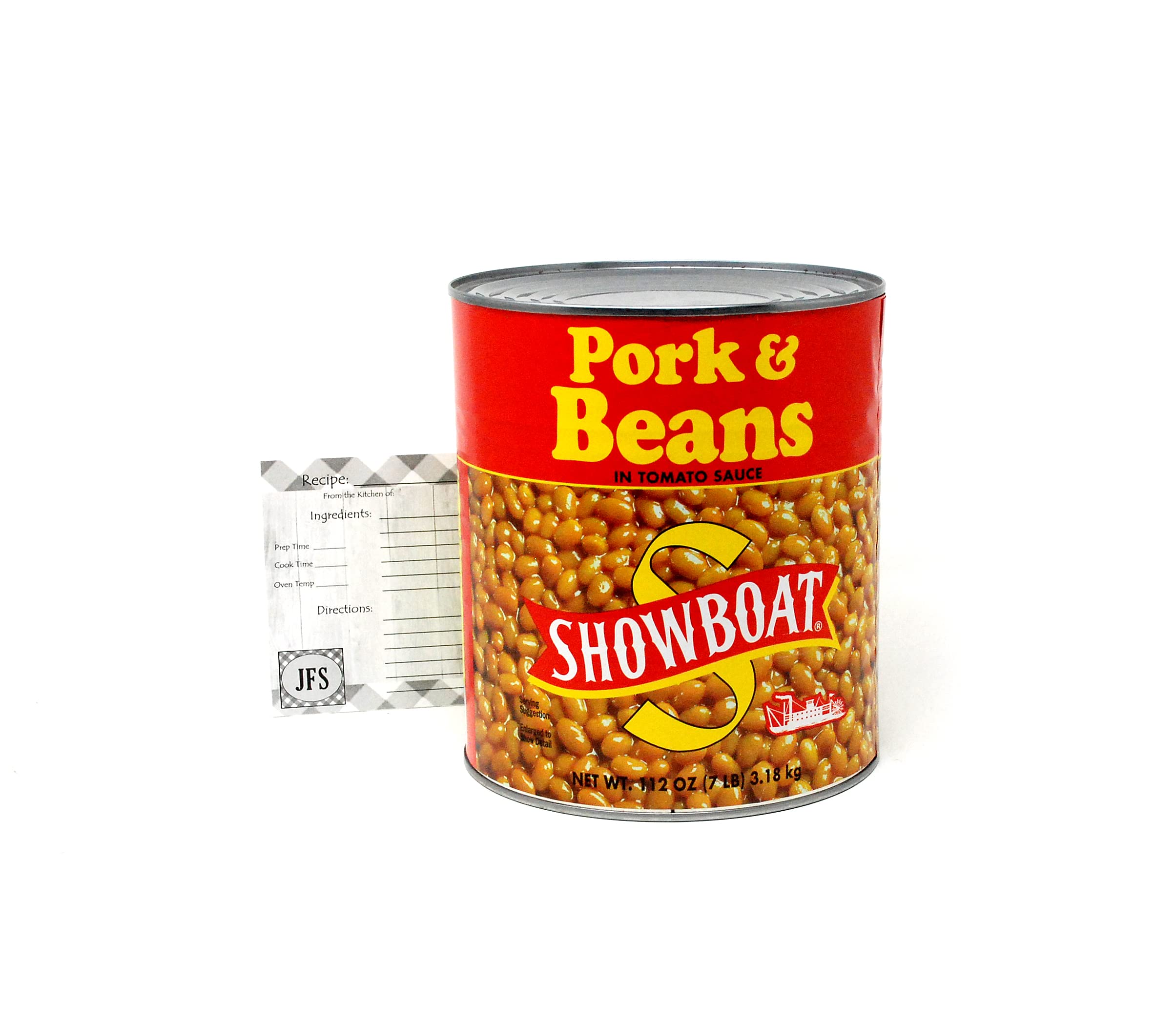 Amazon.com: JFS Grocery Showboat Pork & Beans in Tomato Sauce, 1- 7 lb ...