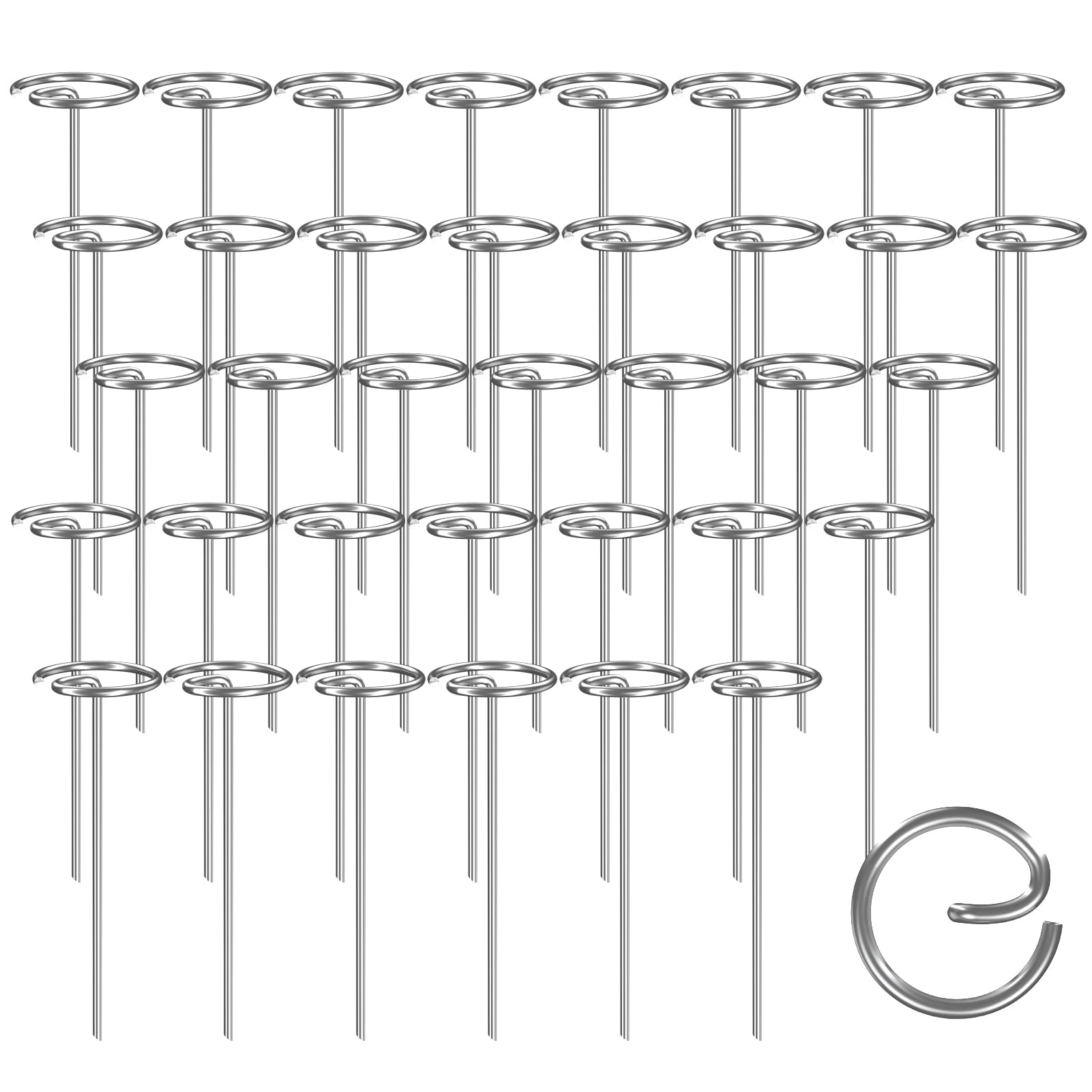 Snapklik.com : 60 Pcs 6in Landscape Staples, 11 Gauge Anti-Rust ...