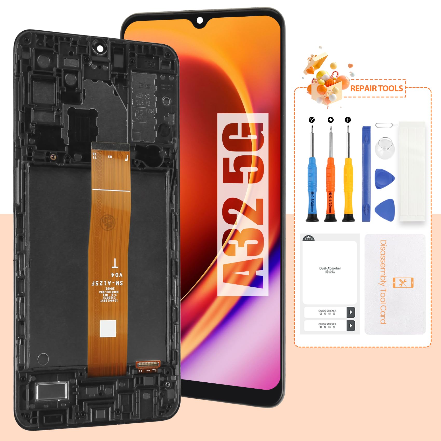 Amazon.com: Screen for Samsung Galaxy A32 5G Screen Replacement for ...