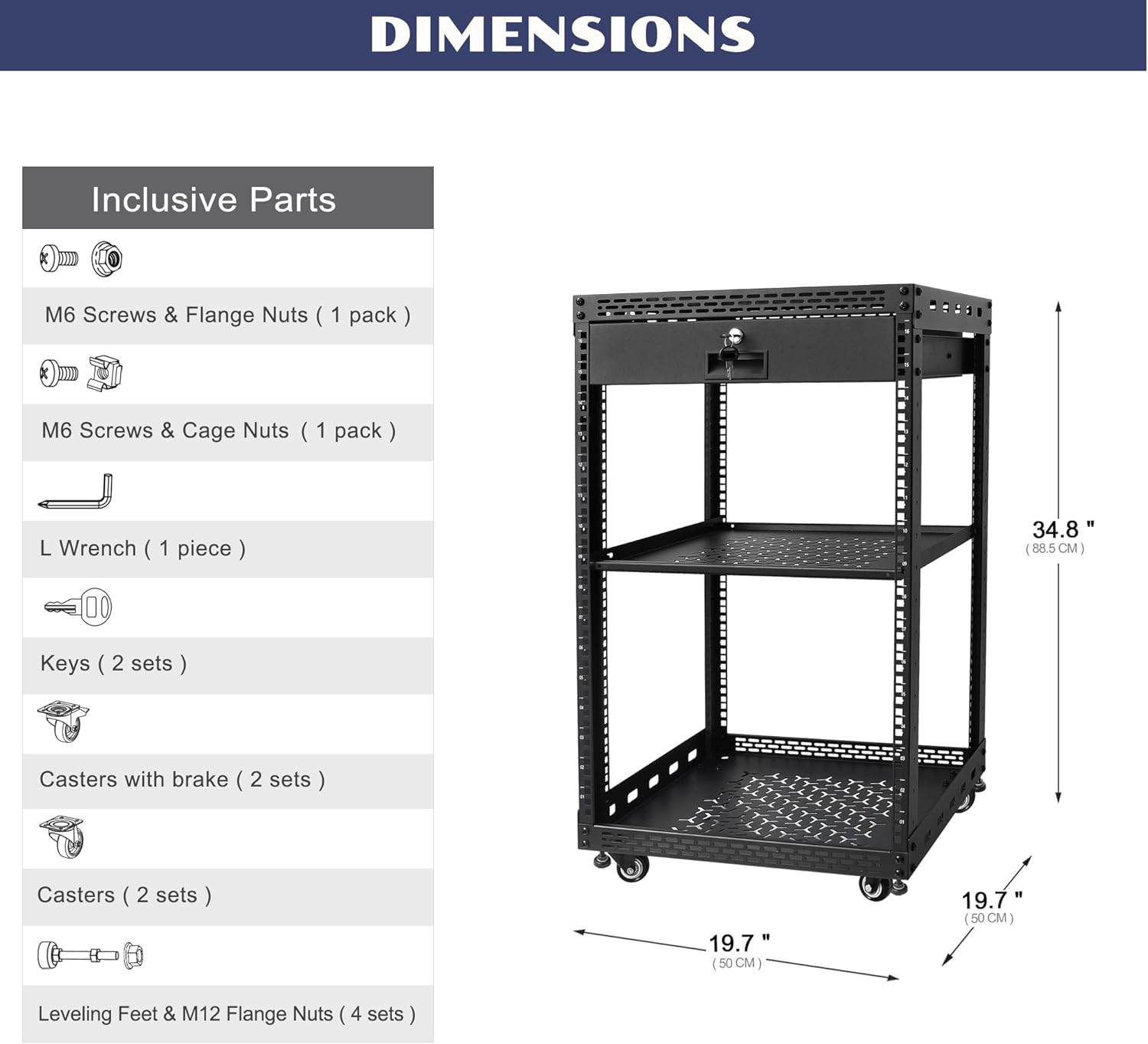 16U Server Rack Cabinet with Drawer & Full Size Rack Thailand | Ubuy