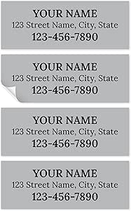 Amazon.com: Custom Grey Golf Club ID Labels, Personalized Golf Club ...