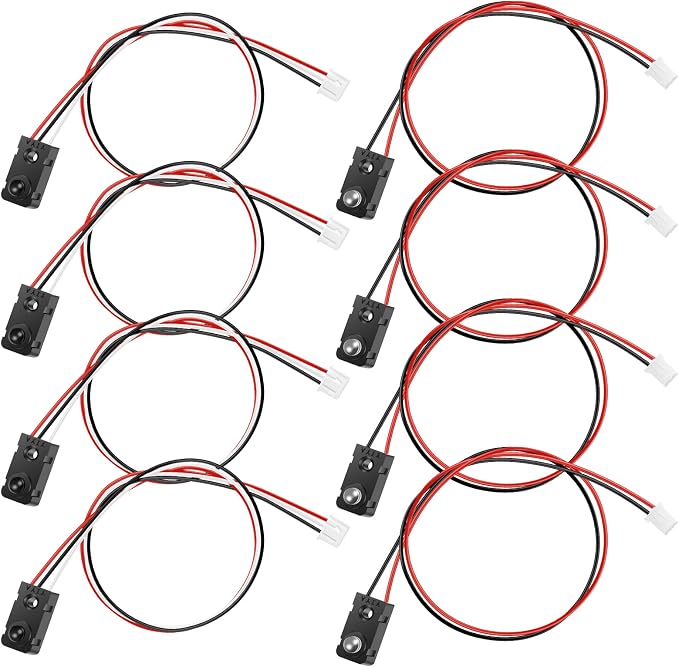 4 Pack IR Break Beam Sensor, 5MM LEDs Counting Module, Split Through ...