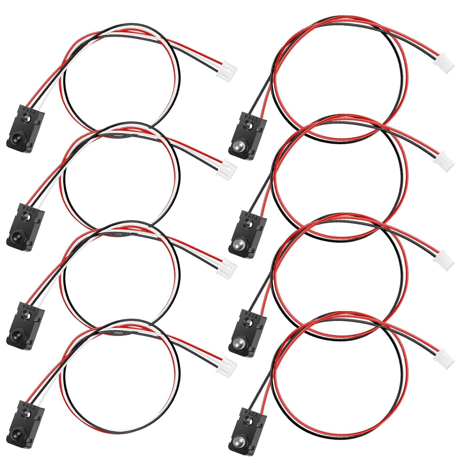 4 Pack IR Break Beam Sensor, 5MM LEDs Counting Module, Split Through ...