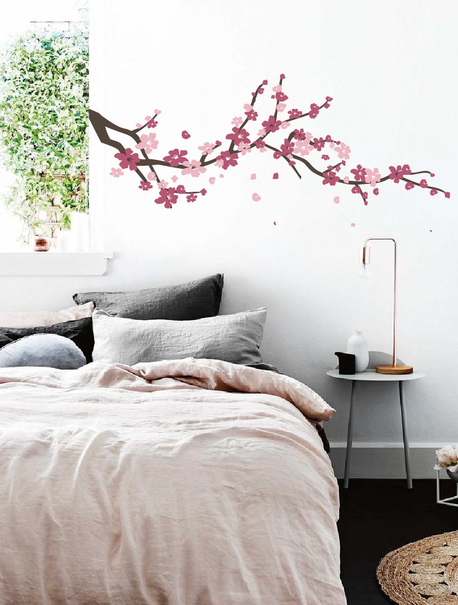 Pink And Brown Bedroom Walls