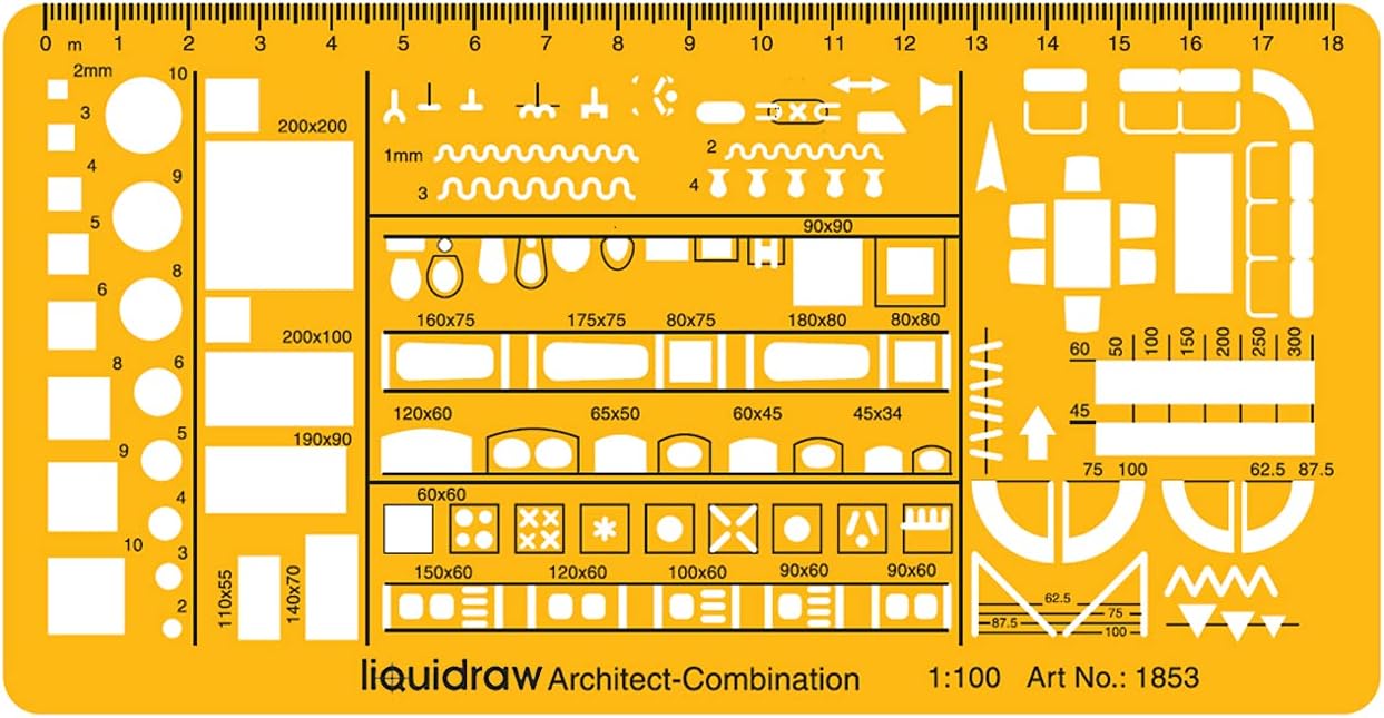 1:100 Scale Architectural Scale Ruler Drawing Philippines | Ubuy