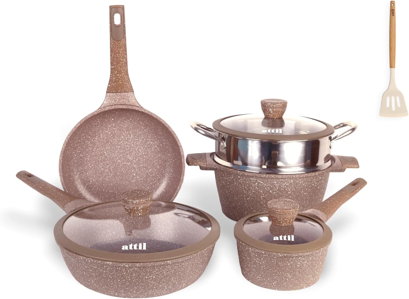 Buy Wonderchef Click Amaze Aluminium Nonstick Cookware Set, 4-Pieces ...