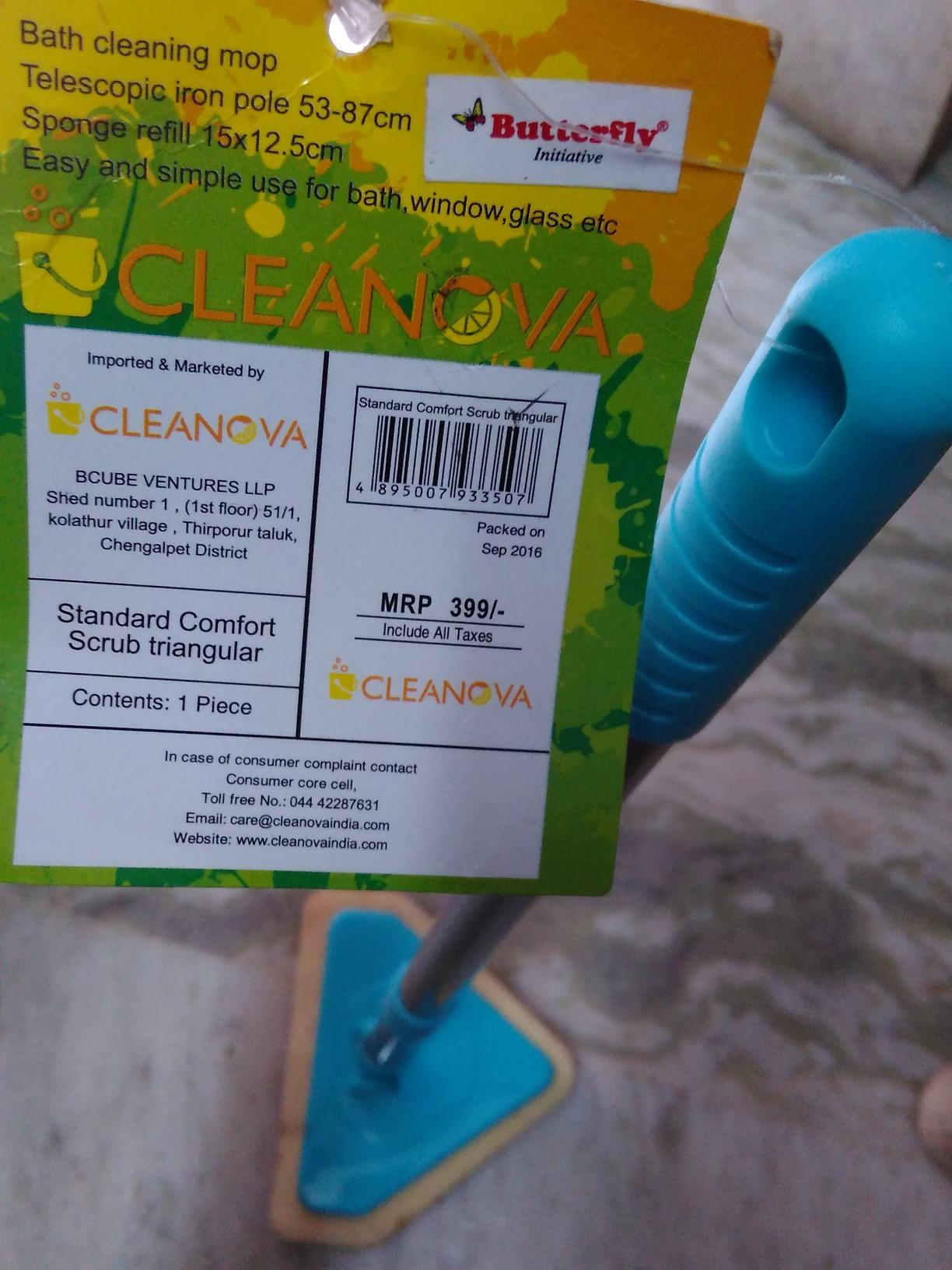 Cleanova Standard SCST 1 Comfort Scrub Triangular (Blue) : Amazon.in ...