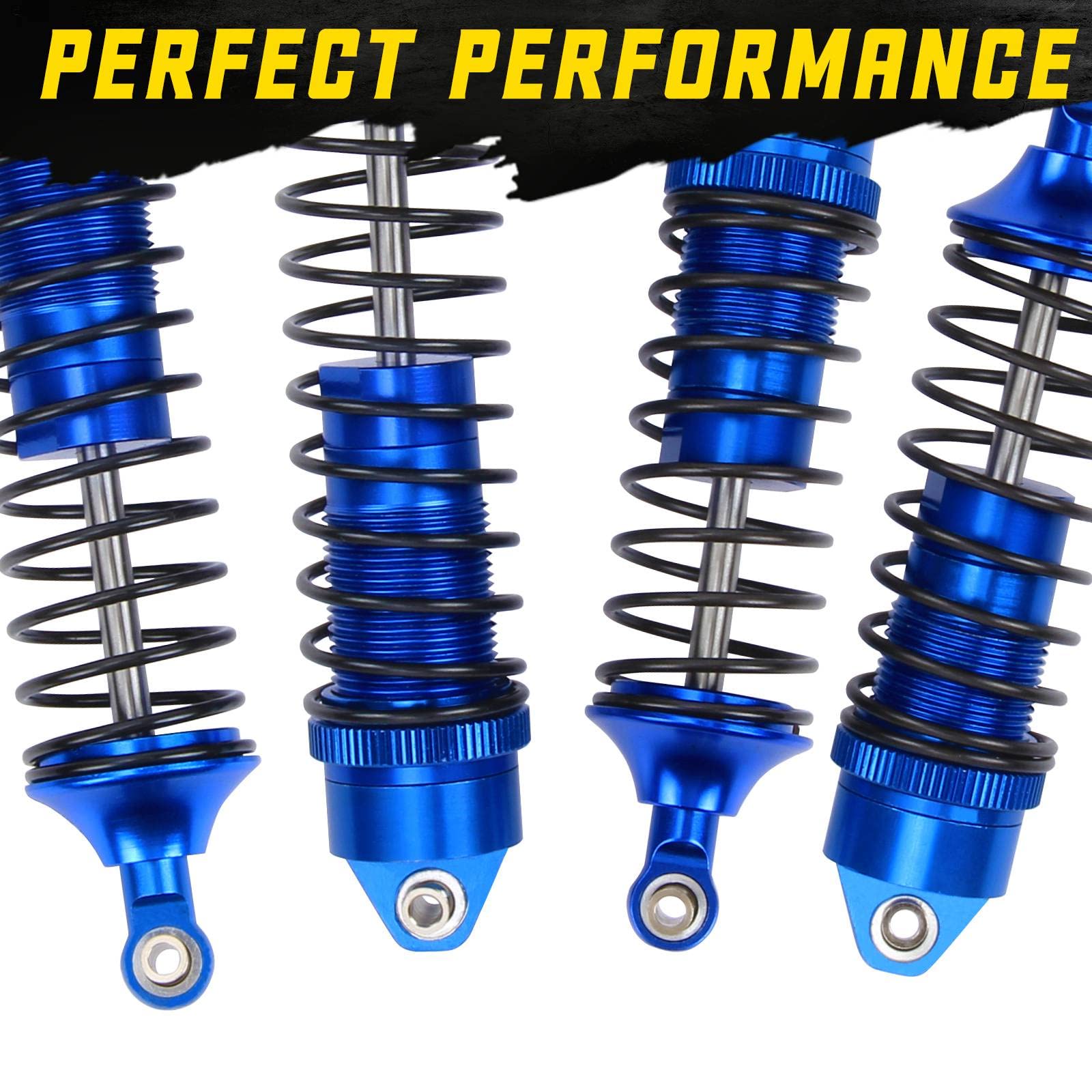 Losi Tenacity RCAWD LOS233011 Front Rear Shocks For 1/10 Losi Lasernut ...