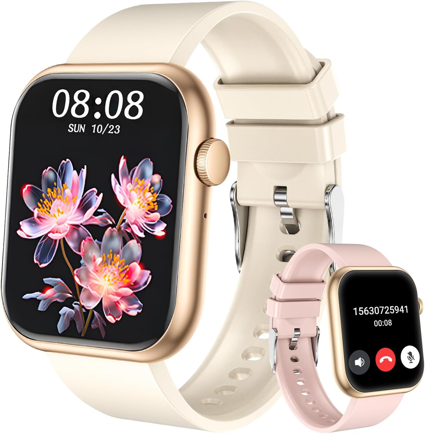 RUBOQE Smartwatch Reloj Inteligente Mujer - Llamadas Bluetooth Reloj ...