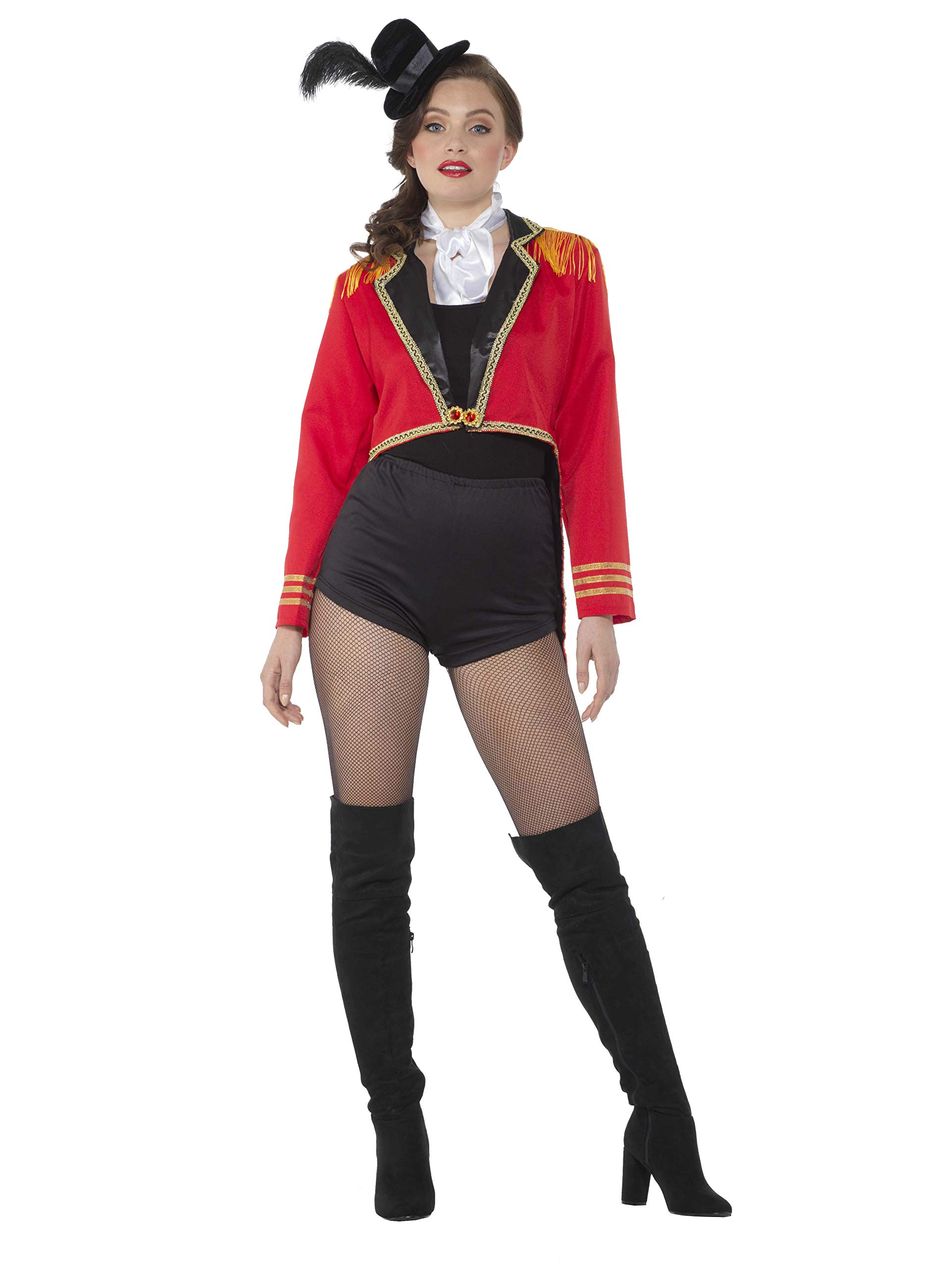 Carnival Ringmaster Ladies Fancy Dress Circus Lion Tamer Womens Adults ...