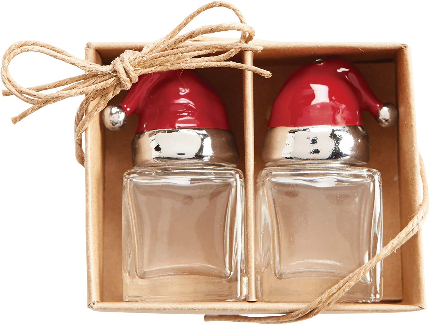 Amazon.com: Mud Pie SANTA SALT AND PEPPER SET, 2" x 1 1/4": Home & Kitchen
