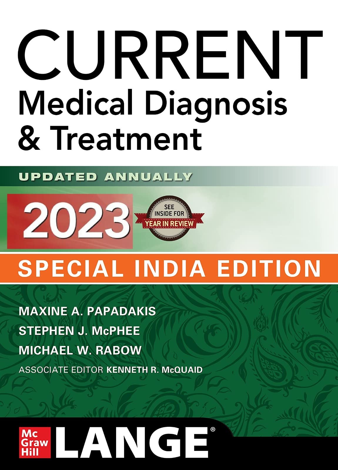 Buy CMDT - Current Medical Diagnosis & Treatment - 2023, Special India ...