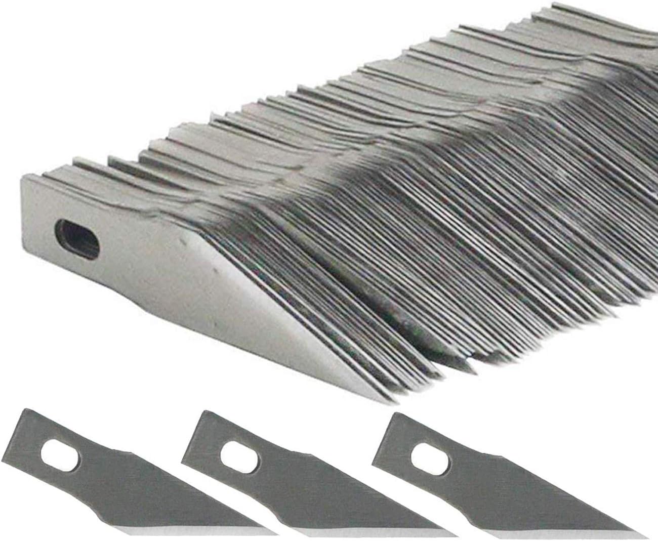 Amazon.com: TIHOOD 100PCS #11 Replacement Hobby Blade SK5 Carbon Steel ...