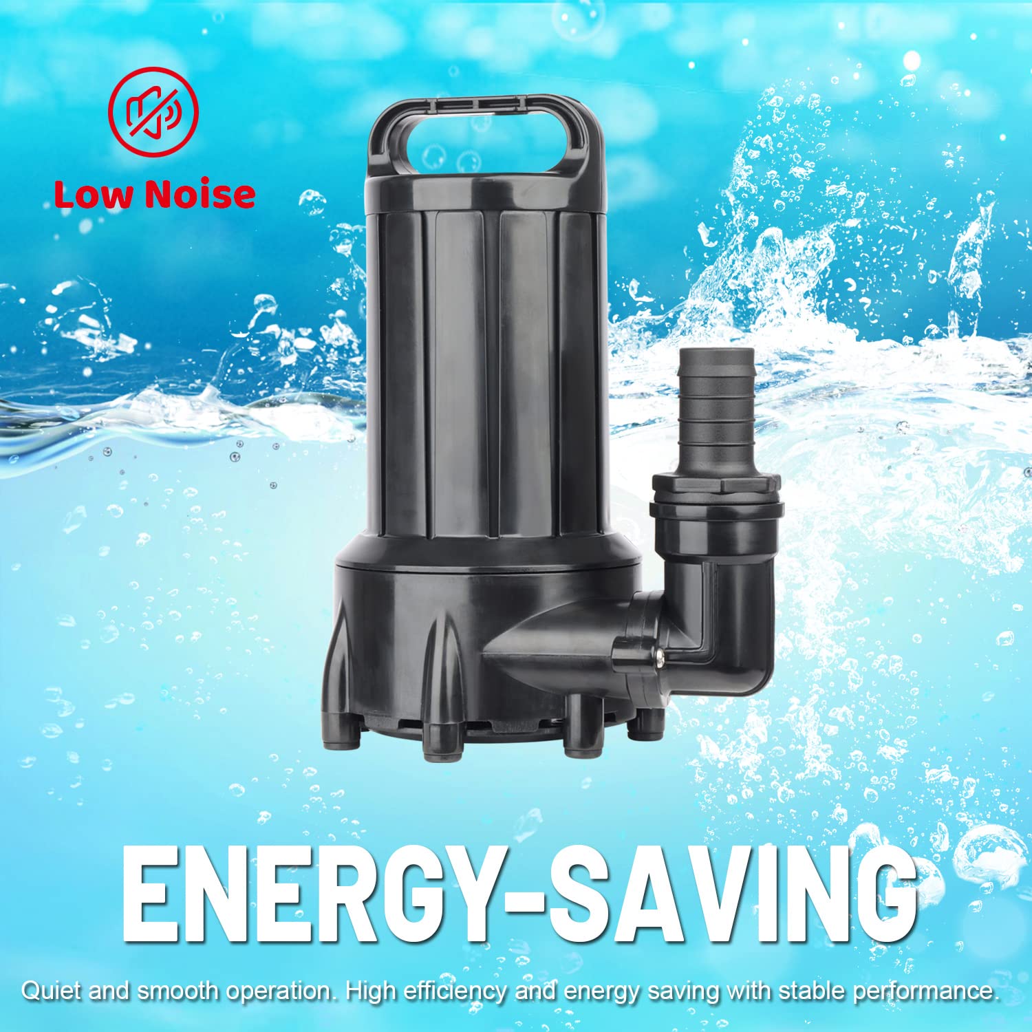 Snapklik.com : 2000GPH Submersible Outdoor Inline Pond Pump High Head ...