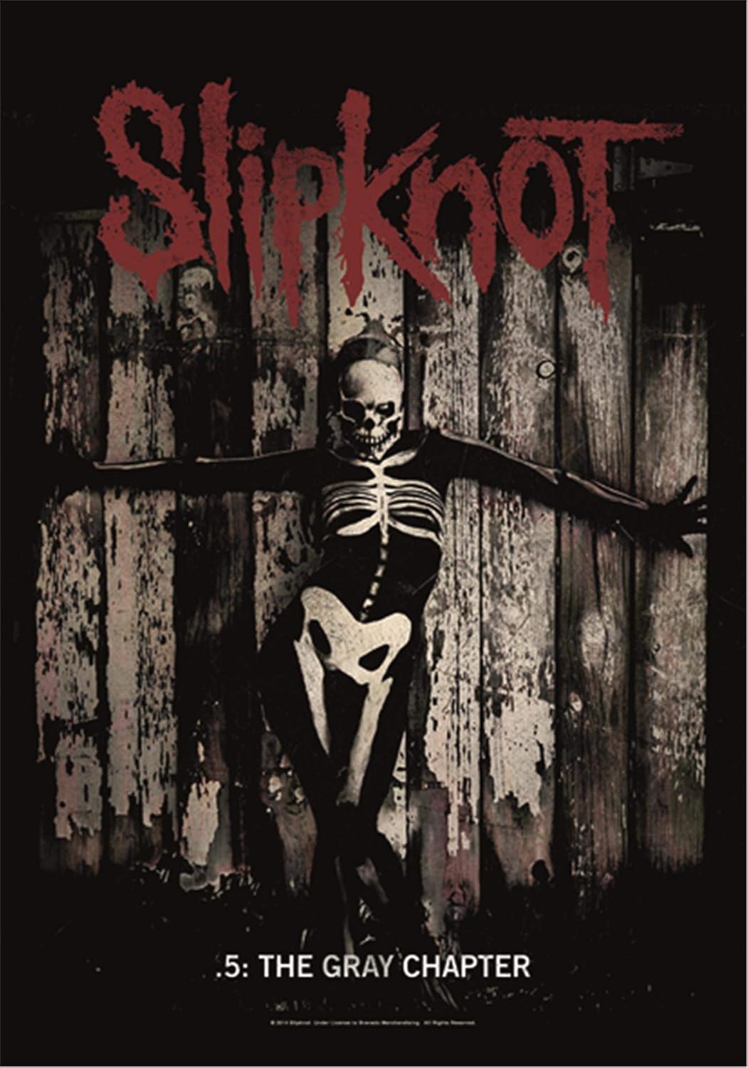 Amazon.com: Heart Rock Original Slipknot The Gray Chapter, Fabric ...