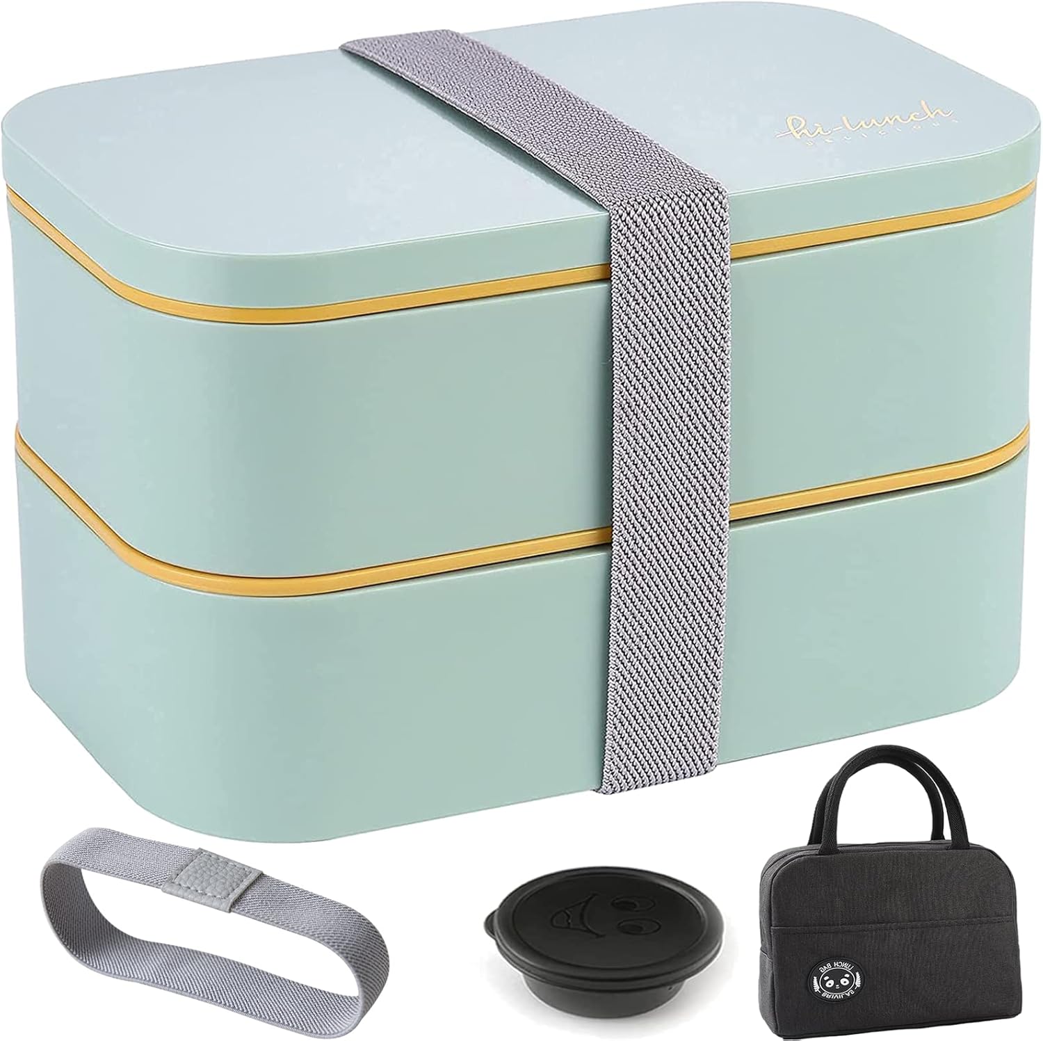 Amazon.com: Bazasa Bento Box Adult Lunch Box Containers for Work Bento ...