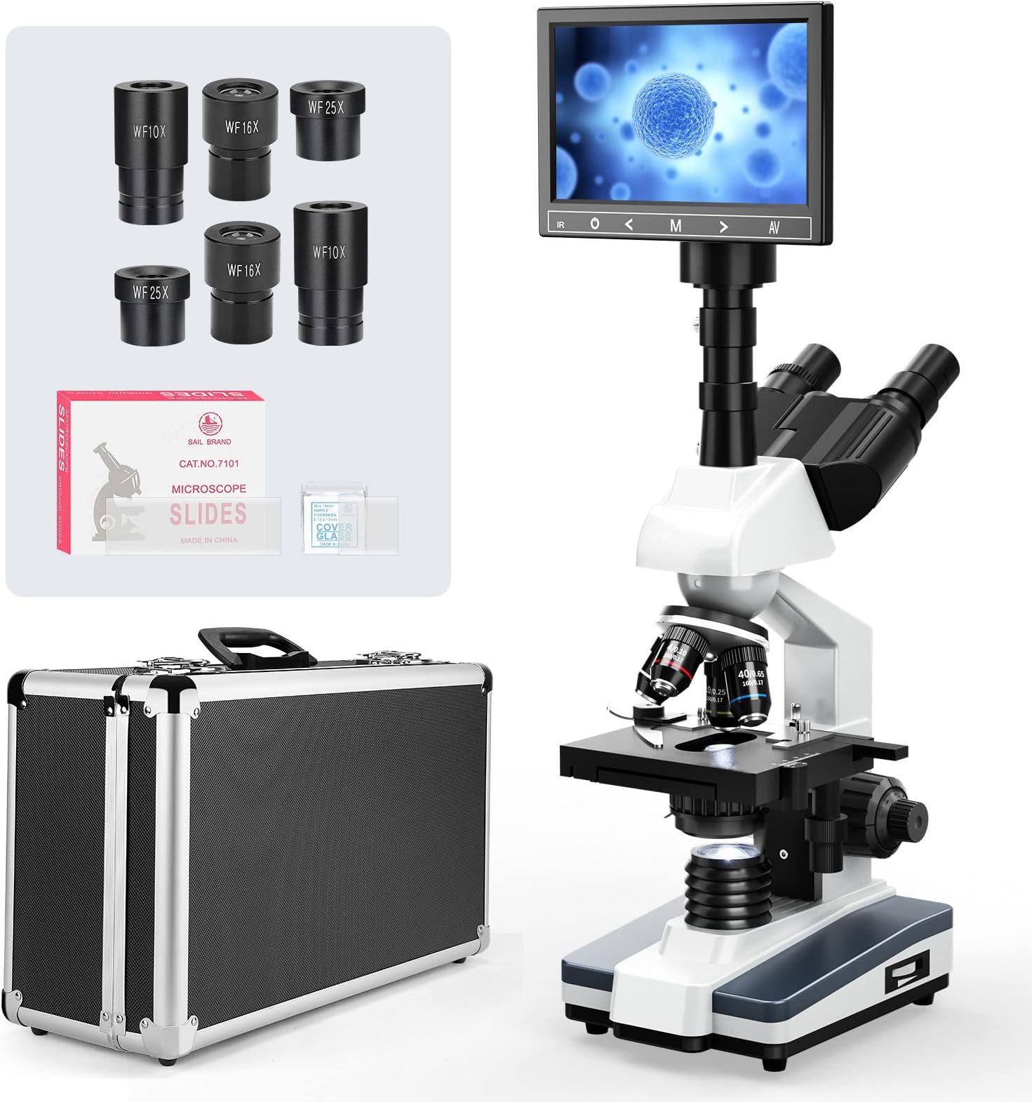 Amazon.com : Celestron – LCD Digital Microscope II – Biological ...
