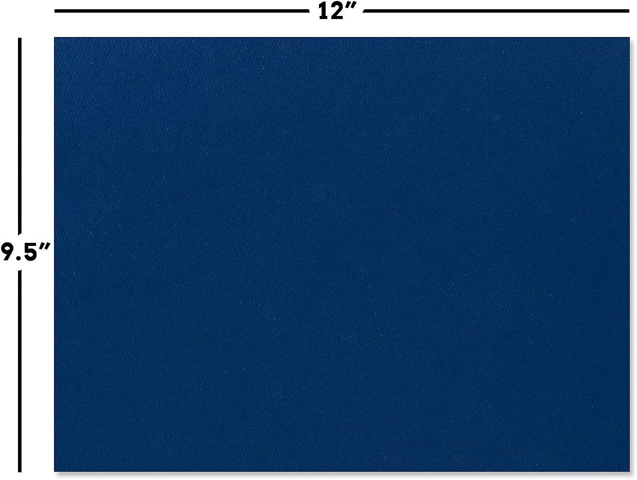 Buy Plain Blue Certificate Folder - Linen Cover Stock - Set of 50, 9-1/ ...