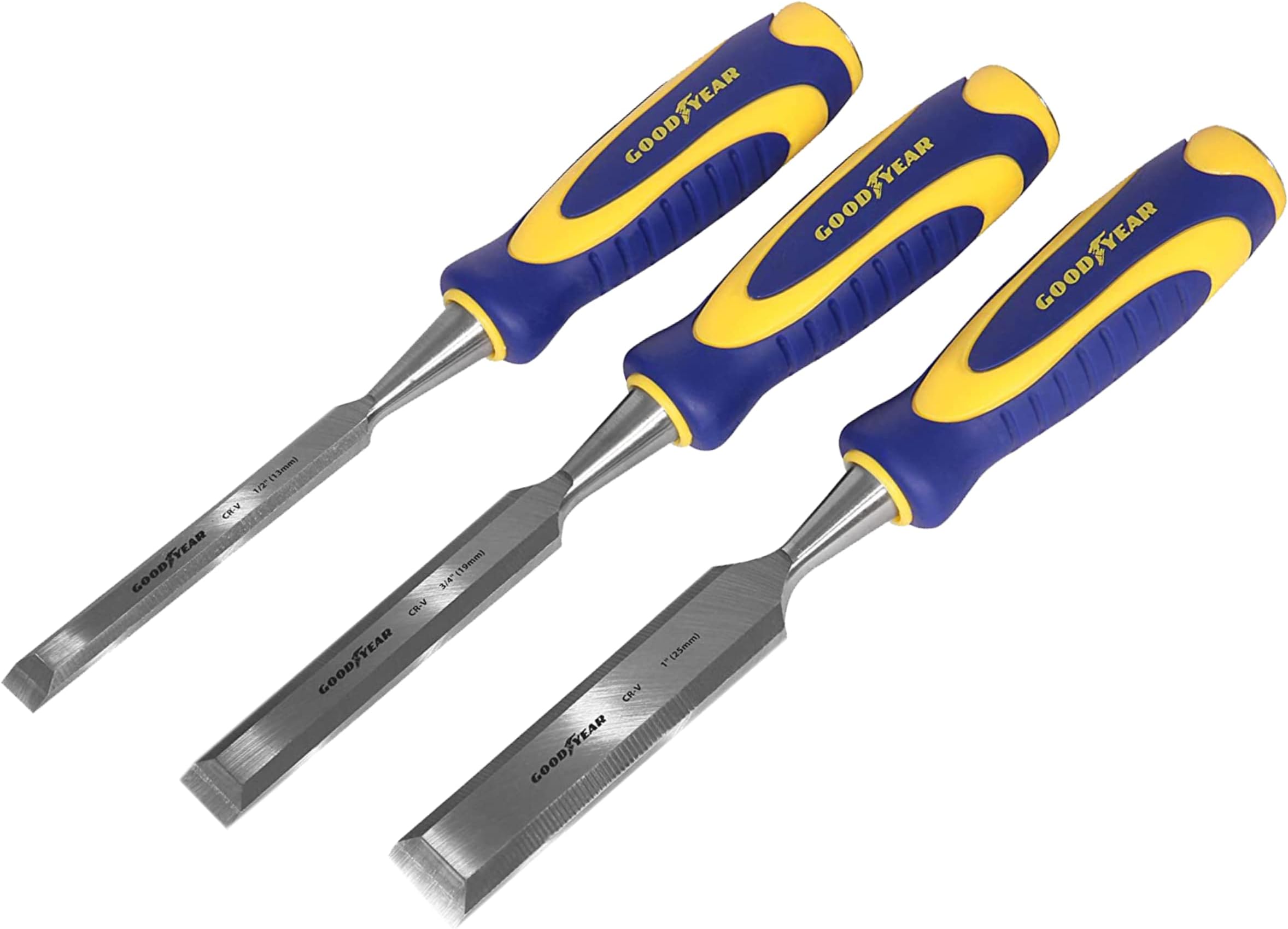 Jon Bhandari Tools Combo of 6 Premium Wood Chisel 13mm (1/2"), 19mm (3/ ...