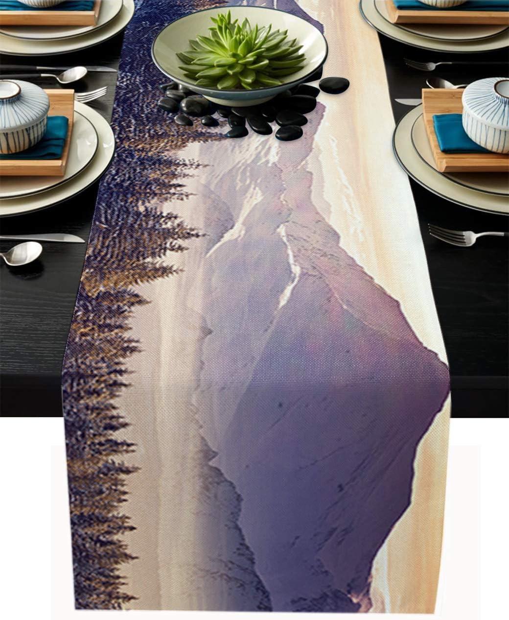 Amazon.com: Table Runner 70 inches Long Farmhouse Table Runners ...