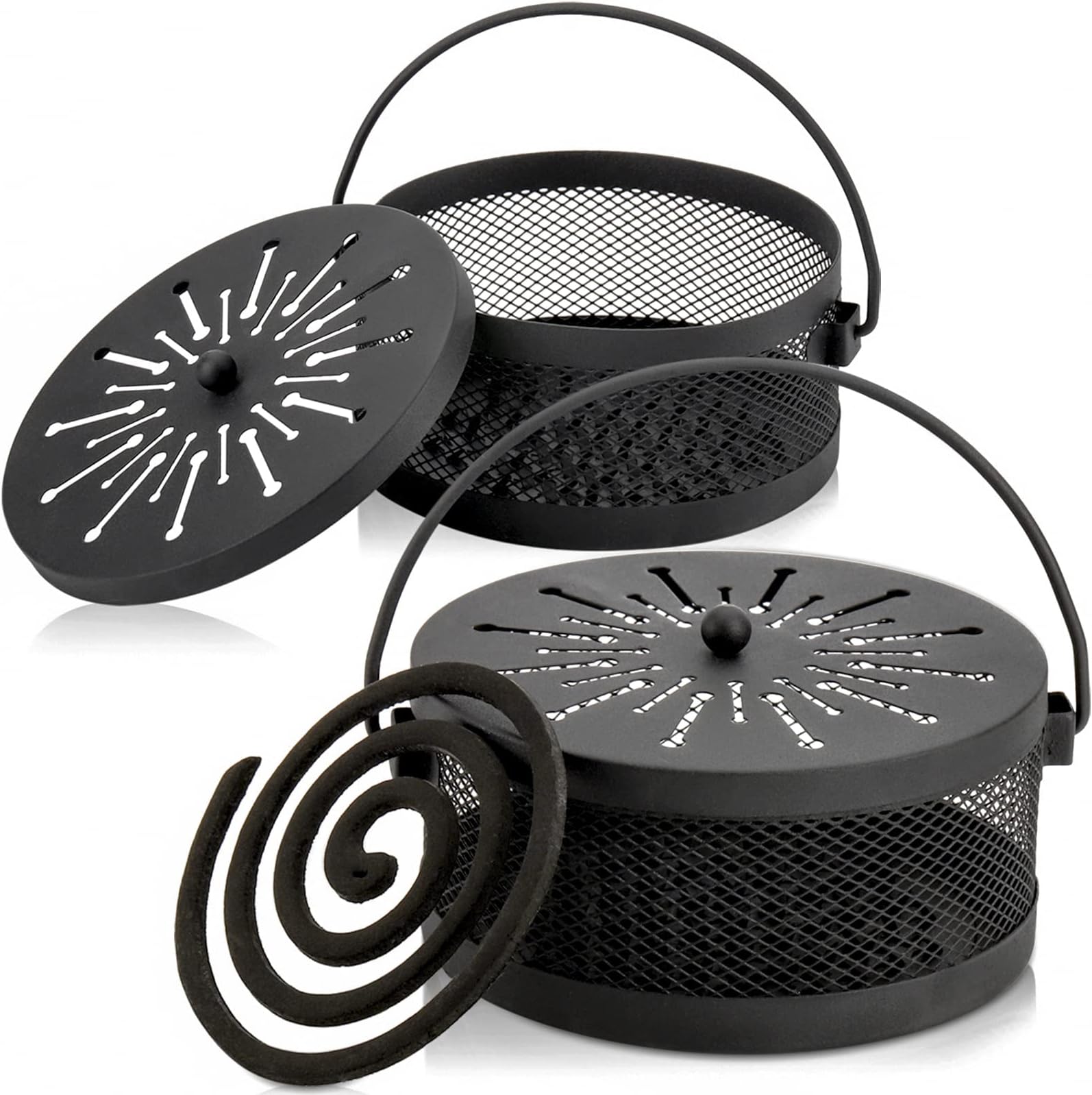 Amazon.com: BESPORTBLE Resin Burner Portable Mosquito Coil Holder ...
