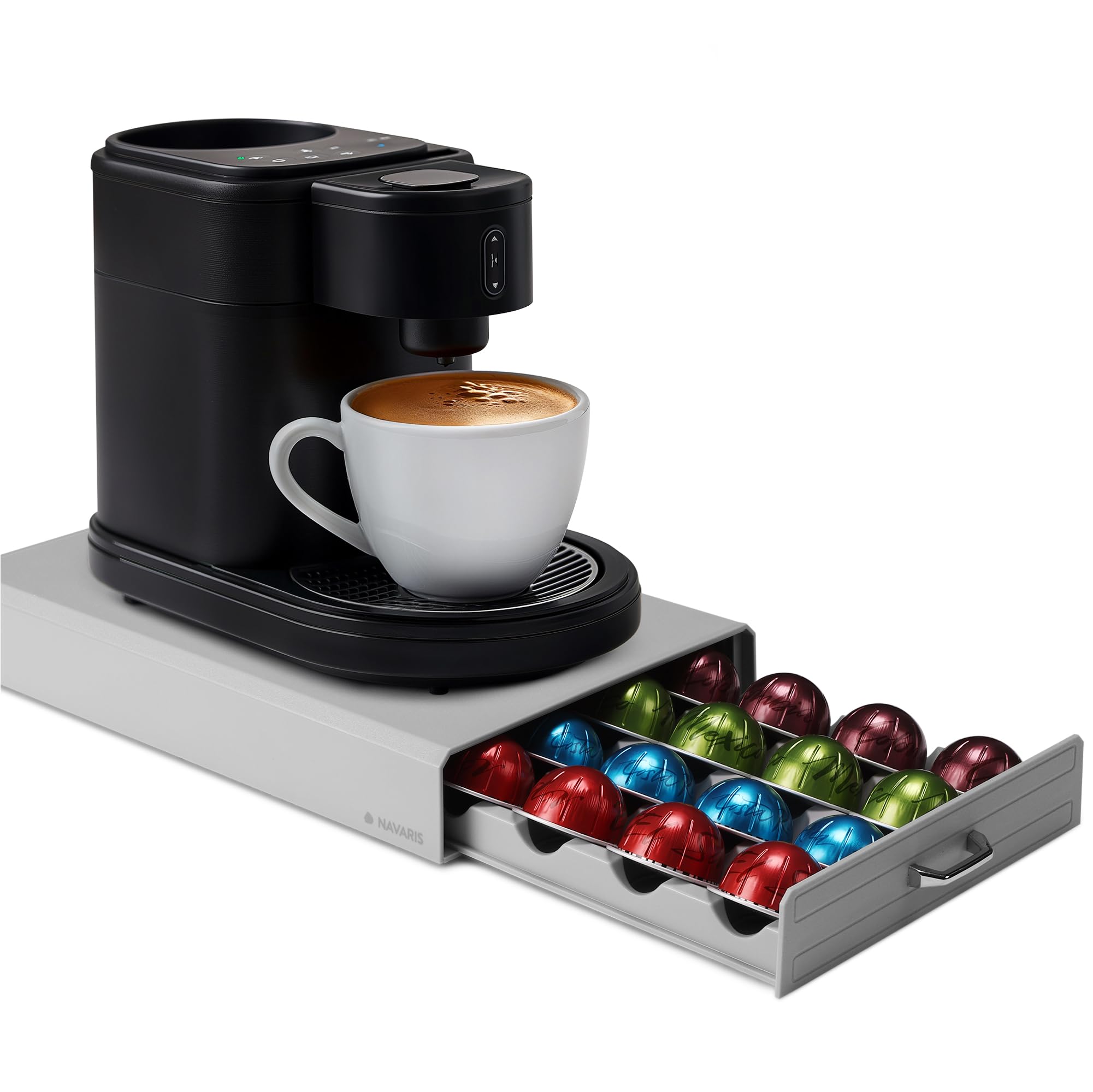 Navaris Coffee Capsule Storage - Compatible with Nespresso Vertuo Pod ...