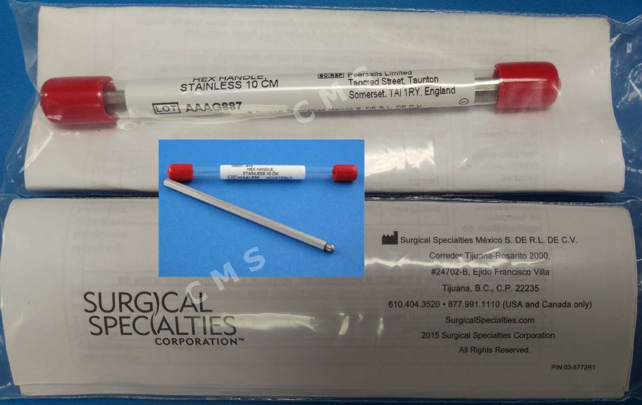 Amazon.com: 3H Hexagon Beaver Mini Blade Handle 4" 10cm Stainless Steel ...