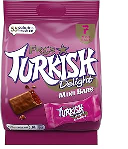 Fry's Turkish Delight Mini Chocolate Bars, 105 g (pack of 7) : Amazon ...