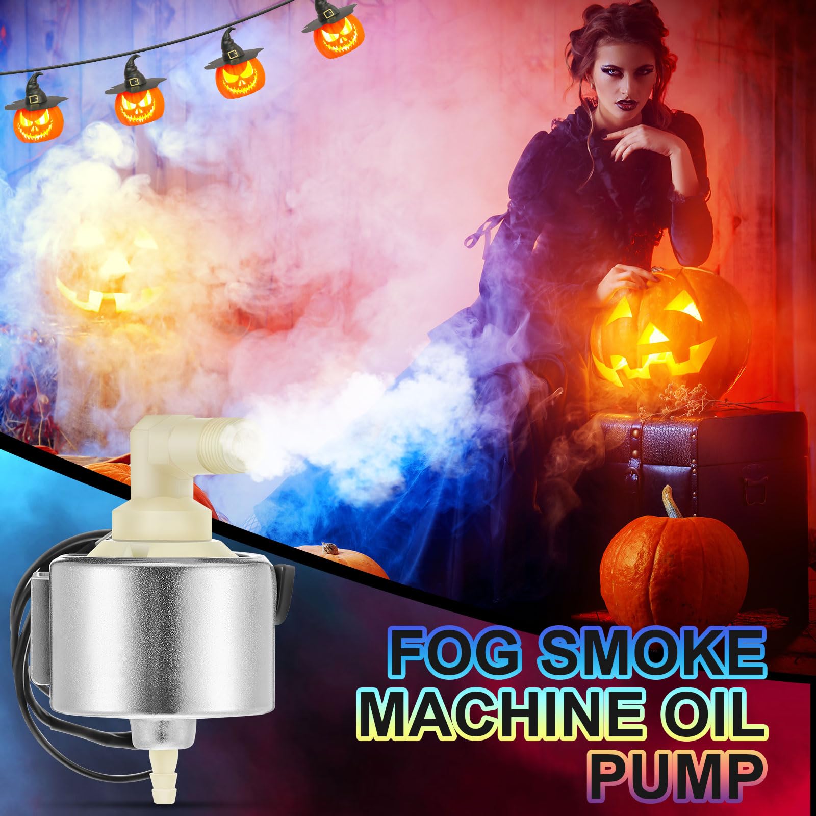 Snapklik.com : Riakrum 2 Pcs Fog Machine Oil Pump Fog Machine Pump ...