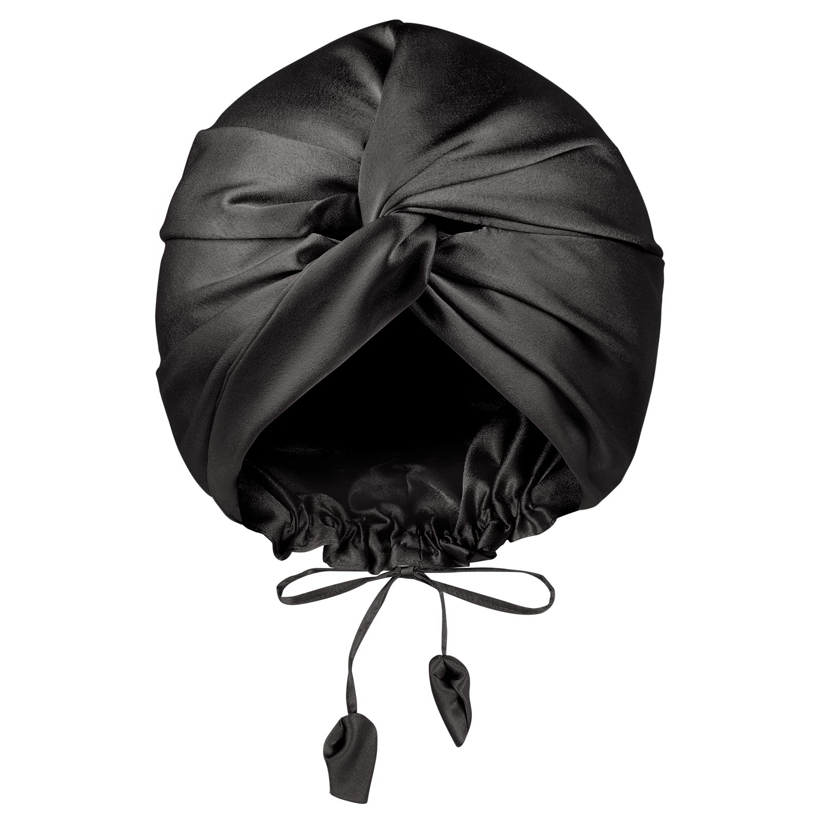 Snapklik.com : Silky Satin Bonnet For Sleeping, Adjustable Satin Sleep ...