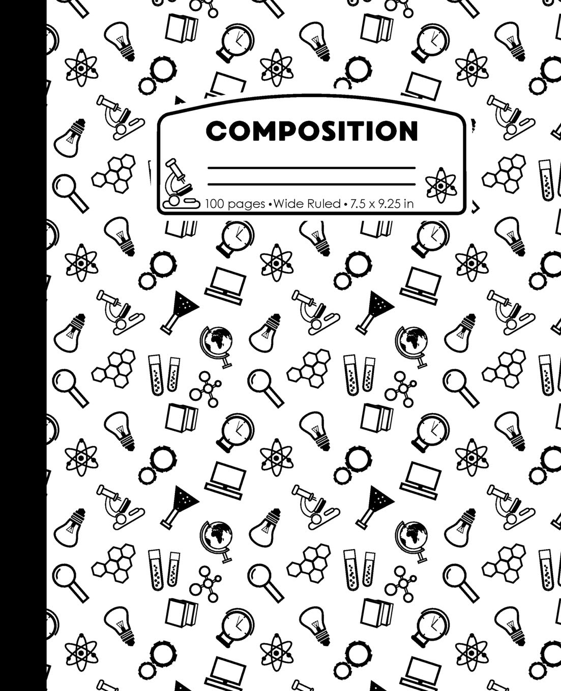 Notebooks Clipart Black And White School