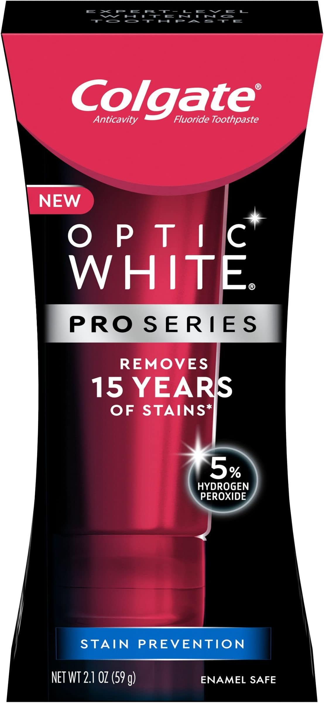Amazon.com : Colgate Optic White Pro Series Toothpaste, Stain ...