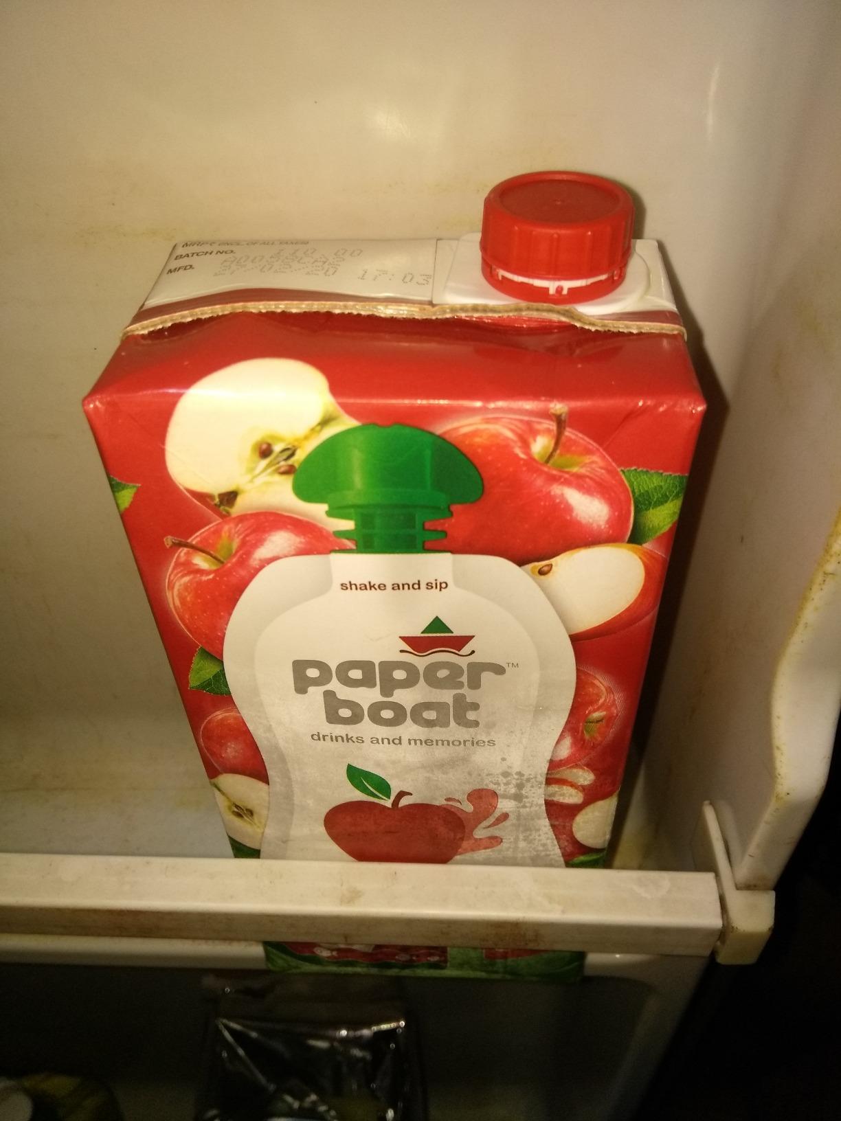 Paper Boat Apple Fruit Juice, No Added Preservatives and Colours (Pack ...