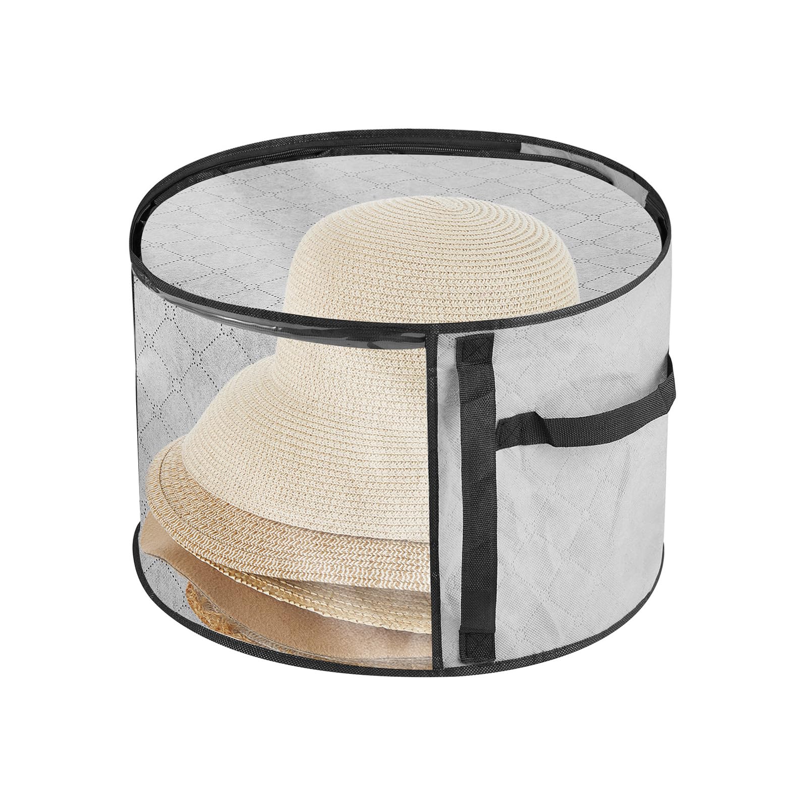 Amazon.com: Oversized Clear Hat Box Storage for 7 Caps, Portable Cowboy ...