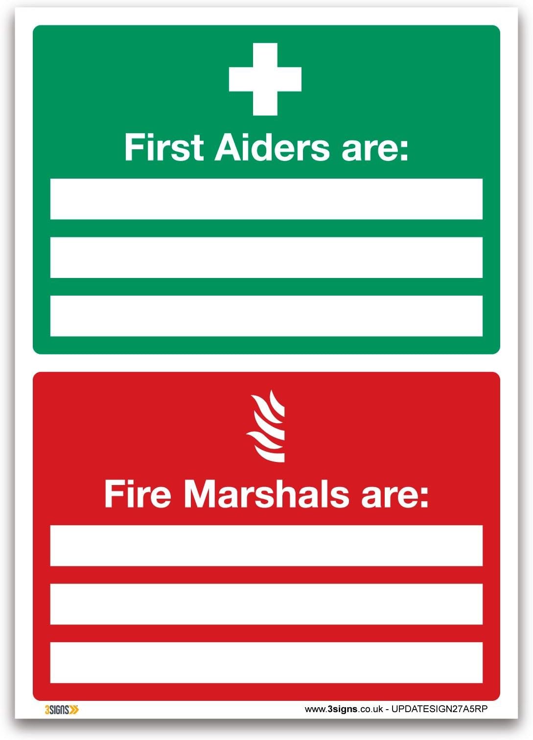 Promote First Aid and Fire Safety with First Aiders Are Fire Marshals ...
