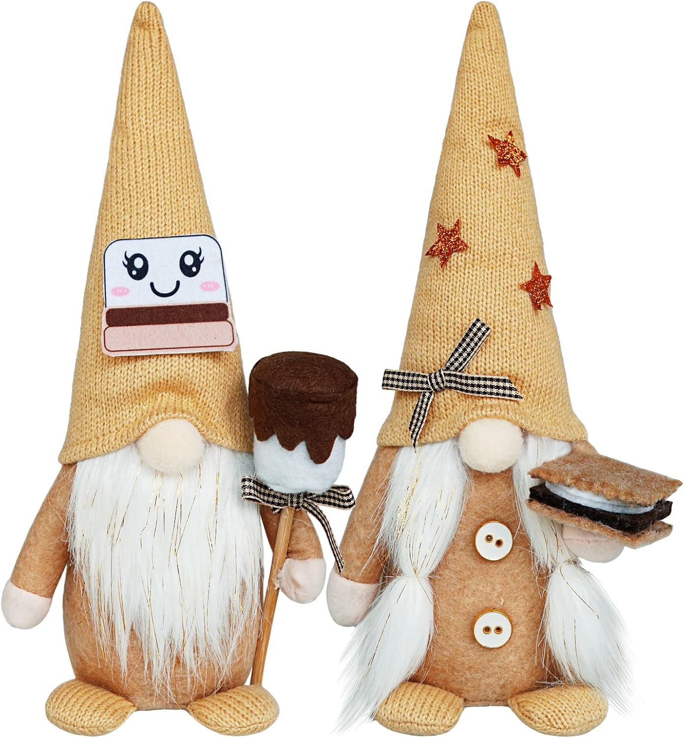 Amazon.com: KnomeKo Smore Gnomes Christmas Decorations, S'More ...