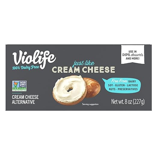Amazon.com: Violife Cream Cheese, 8 OZ : Grocery & Gourmet Food